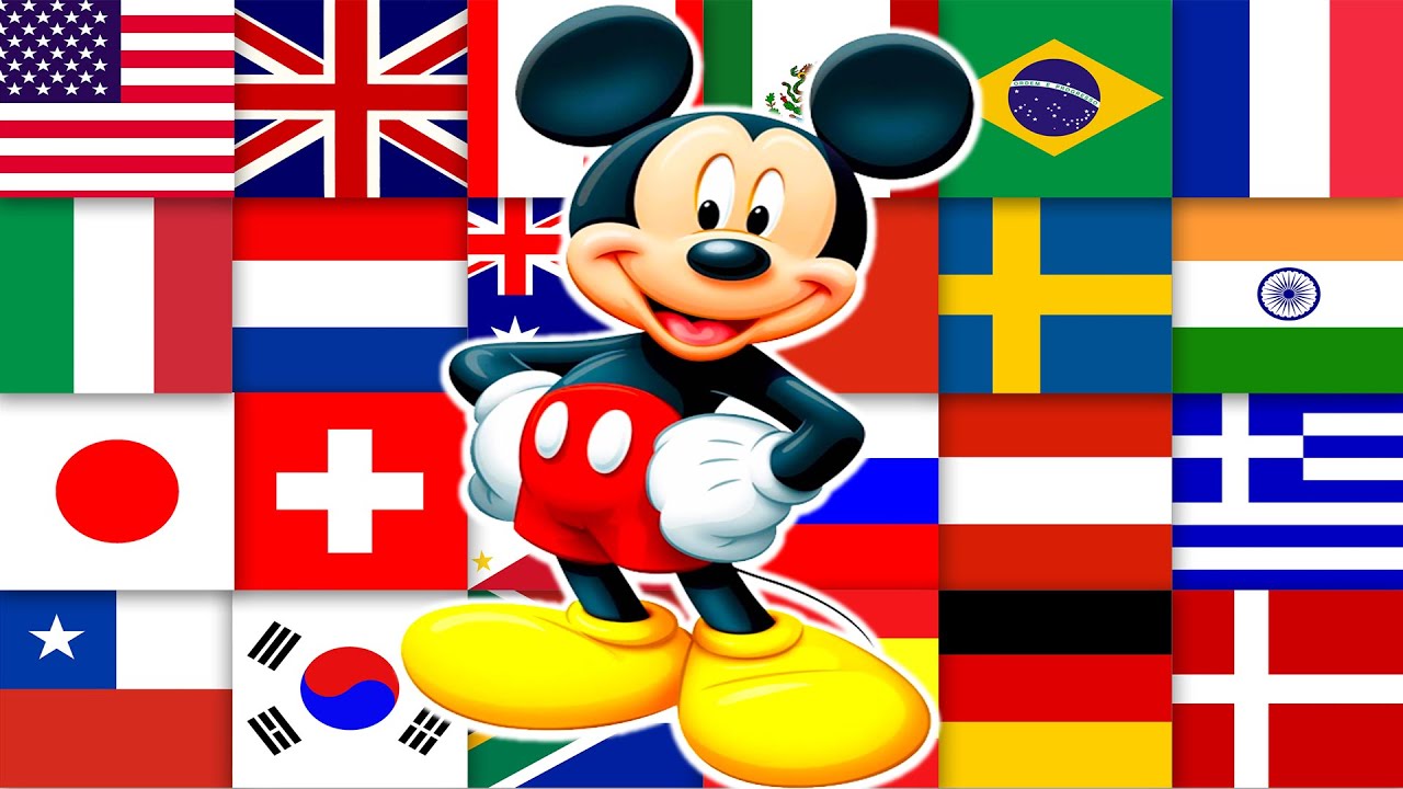"Mickey Mouse" in different languages meme - YouTube