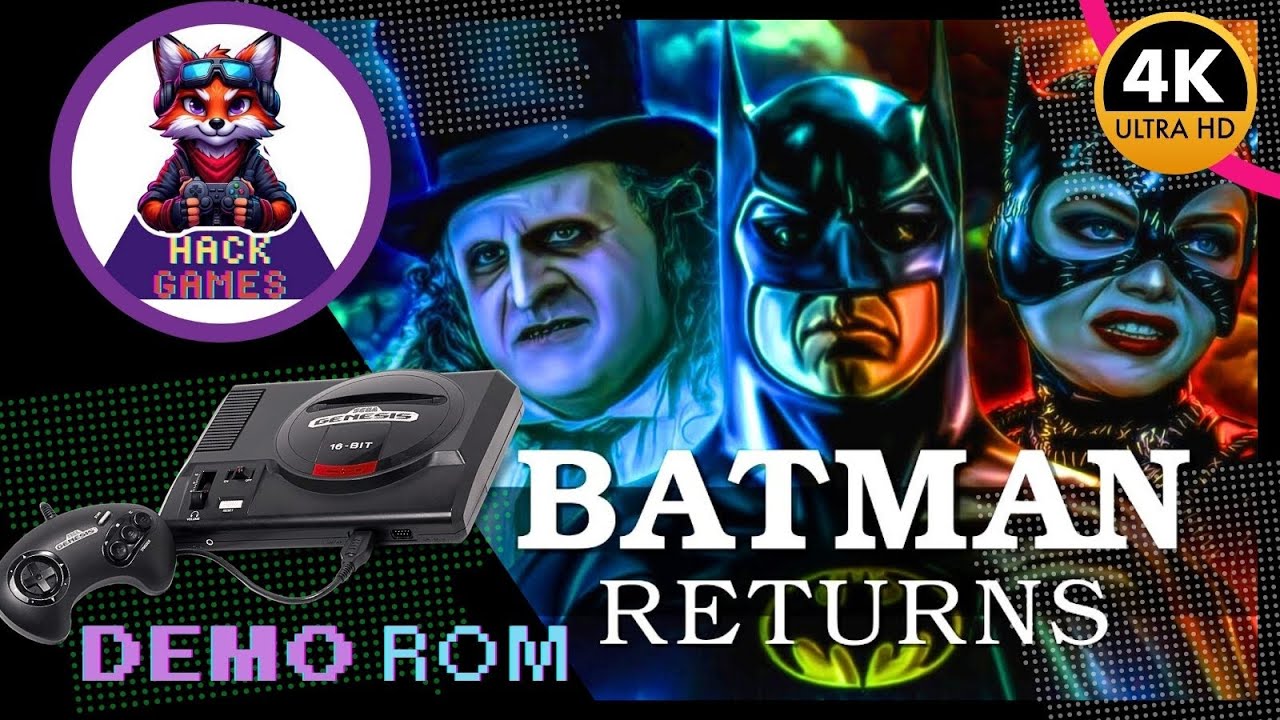 Batman Returns MD - Mega Drive / Sega Genesis (Demo) - YouTube