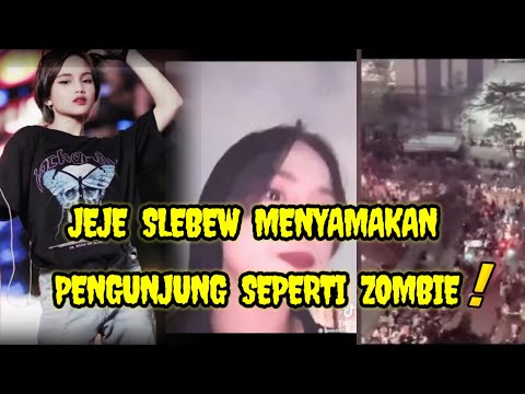 #reaksi  TIKTORES  SAAT JEJE SELEBEW MENYAMAKAN PENGUNJUNG SEPERTI ZOMBIE,#