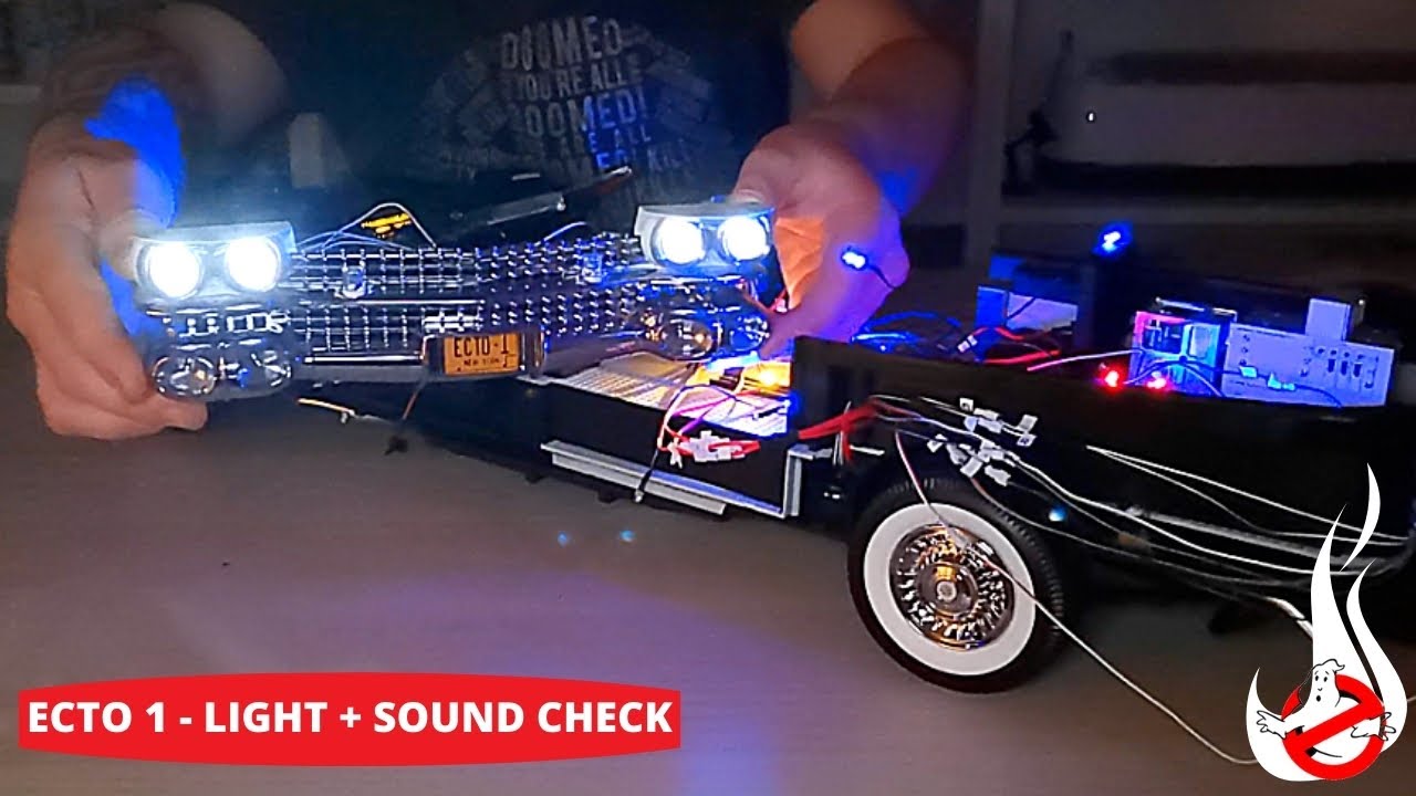 Build the Ghostbusters Ecto-1 - Lights And Sounds Test - YouTube