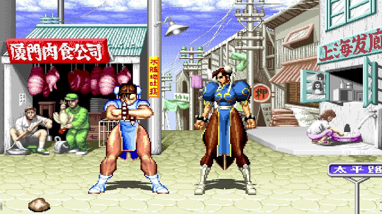 CHUN LI CAPCOM VS CHUN LI SNK - YouTube