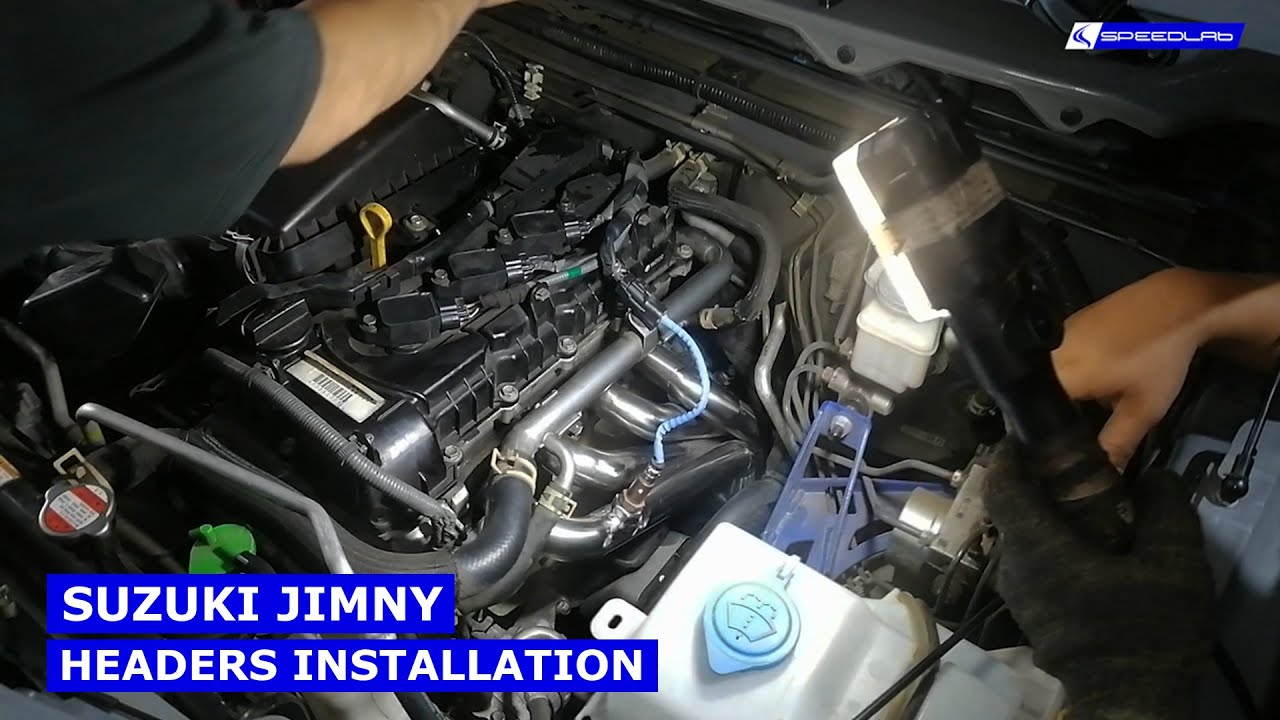 Suzuki Jimny Headers Installation - YouTube
