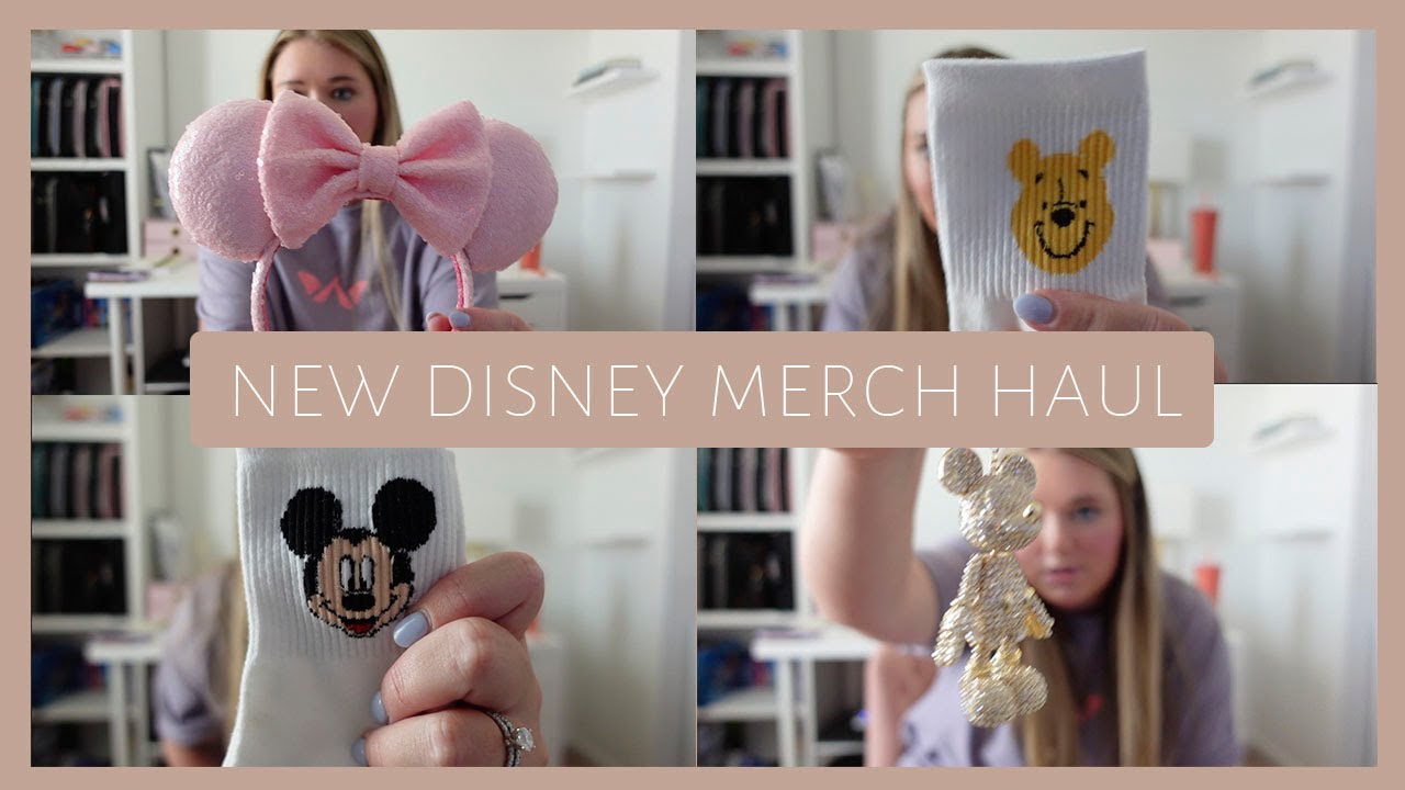 NEW DISNEY MERCH HAUL // ears, apparel, disney bauble bar, + more ...