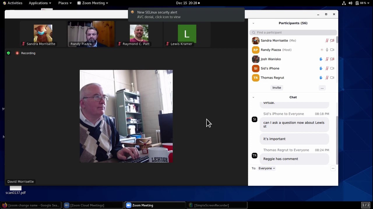 12/15/2020 David Morrisette Agenda Comments - Phillipsburg Town Council ...