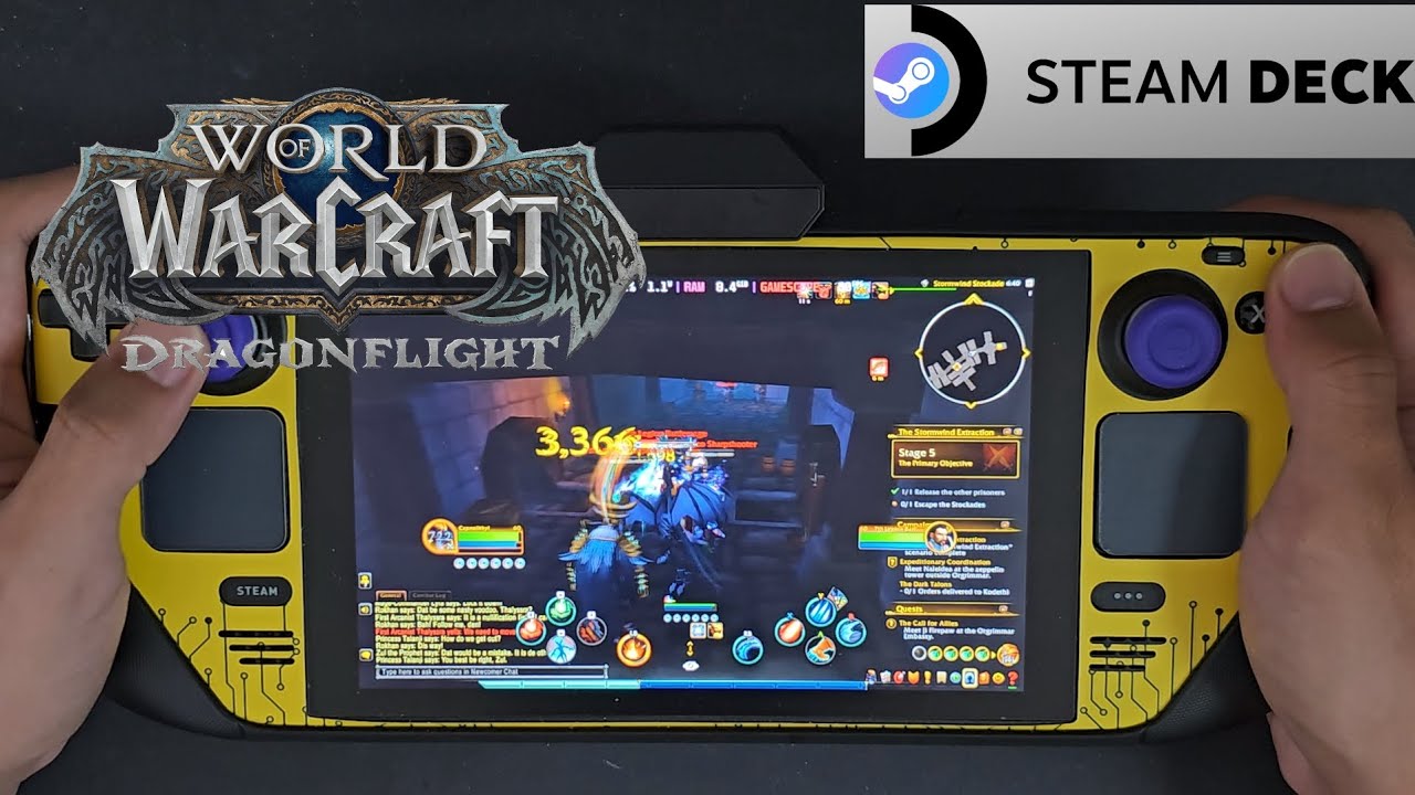 World of Warcraft on Steam Deck | Evoker | SteamOS | 60fps | Part 2 / 2 ...