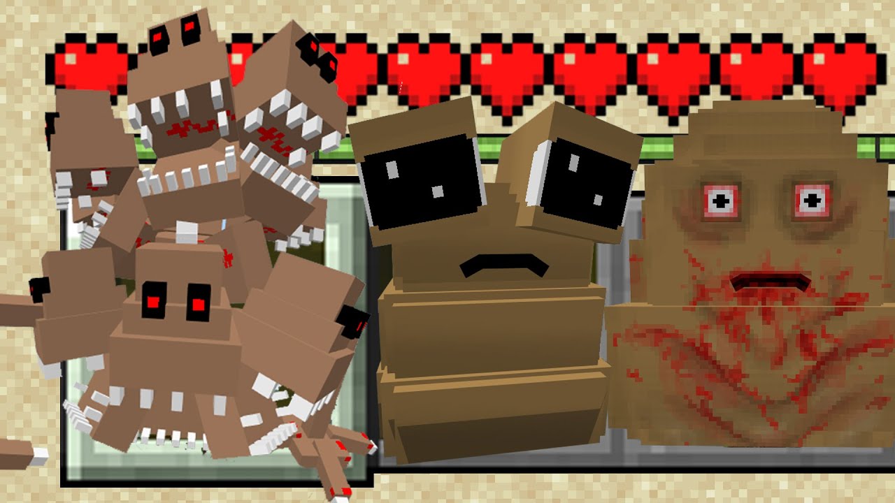 Minecraft PE : FORBIDDEN ALL POU MOD in Minecraft Pocket Edition - YouTube