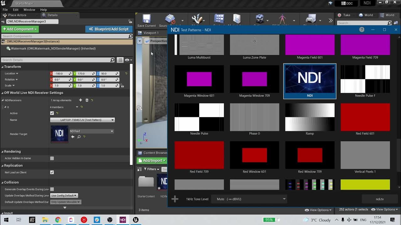 How to live-stream video into Unreal Engine using NDI - YouTube