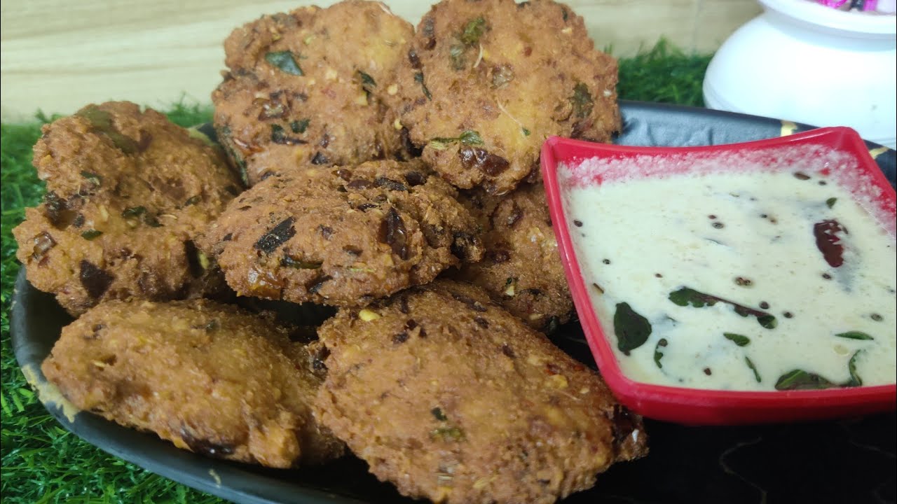 kondakadalai vadai recipe in Tamil/mookadalai vadai/white channa vadai ...
