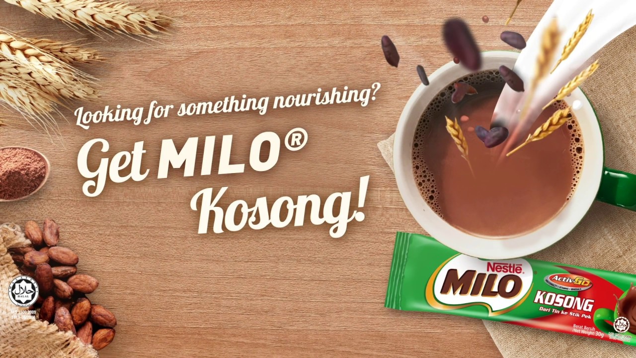 Nourishing goodness in every sachet of MILO® Kosong for any meal! - YouTube