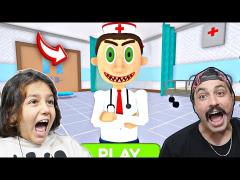 YÜSRA İLE KORKUNÇ DOKTORUN HASTANESİNDNE KAÇIYORUZ 😱 ROBLOX TEAM HOSPITAL ESCAPE TEAMWORK OBBY!