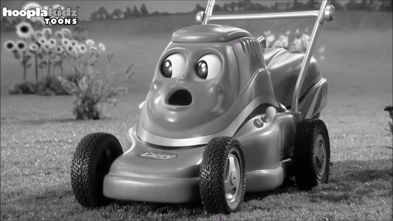 Larry the lawnmower has a bad day - YouTube