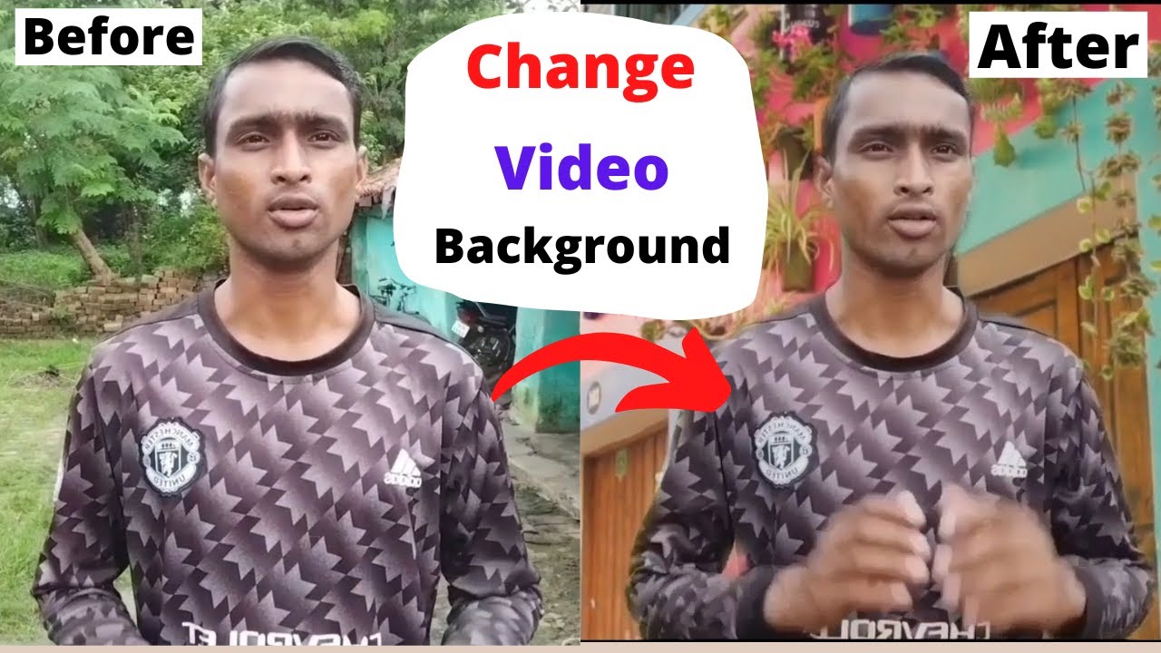 How to change the background of your YouTube video-without green screen ...