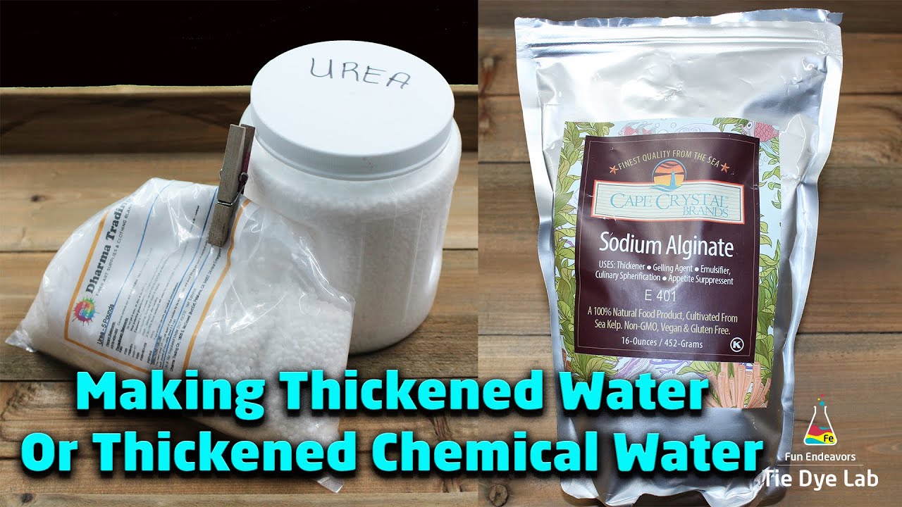 Tie Dye Basics: How To Mix Thickened Water or Thickened Chemical Water ...