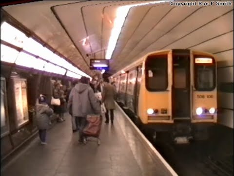 Merseyrail Class 508 Trains in 1989 - YouTube