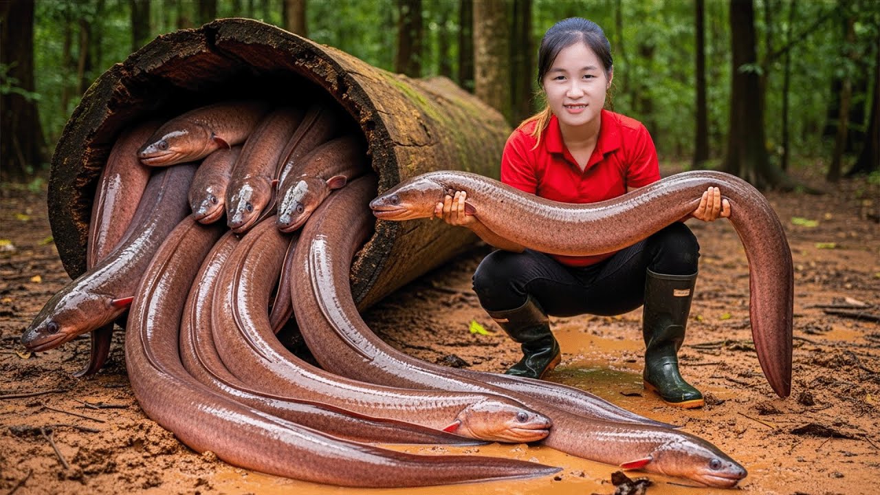 365 Days of Harvesting Eel Python Hybrid & Go to Market Sell | How To ...