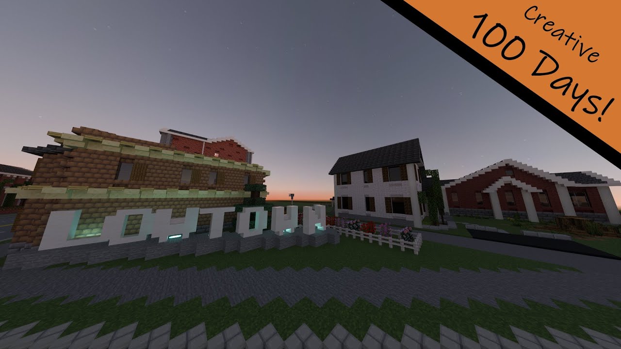 100 Days Modern City Build (Creative Mode) - YouTube