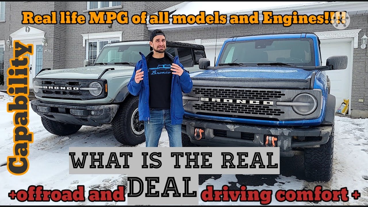 Real Life MPG of the Ford Bronco; All Engines and tire Sizes Covered ...