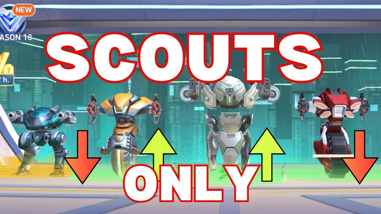 Mech Arena - SCOUTS ONLY Challenge! (Part 1) - YouTube