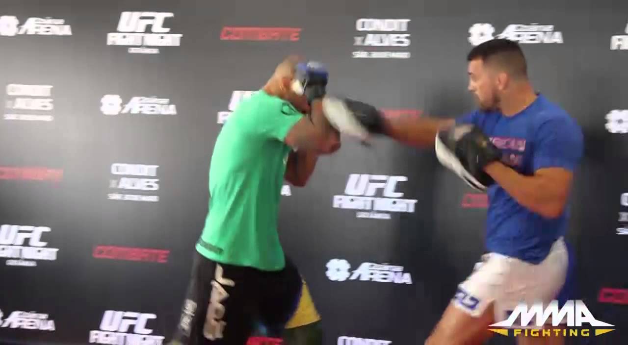 UFC Fight Night 67 Open Workout Highlights - YouTube