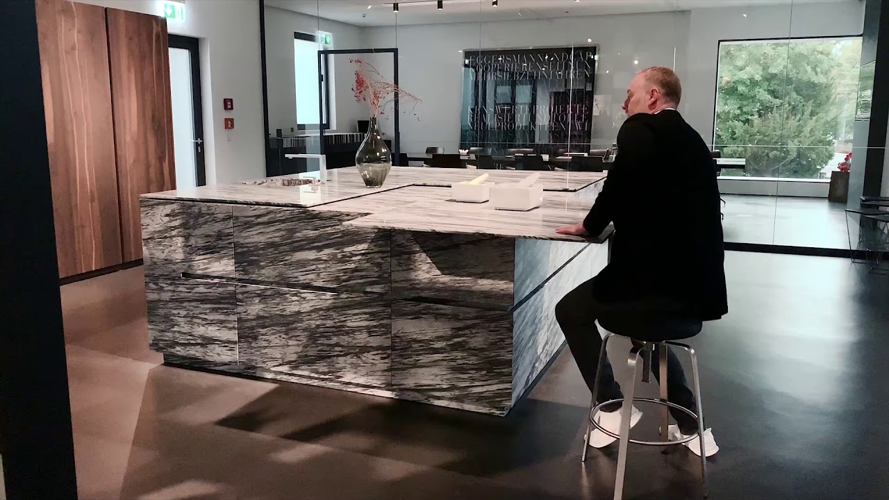 Sliding worktops Pietra Viva - YouTube