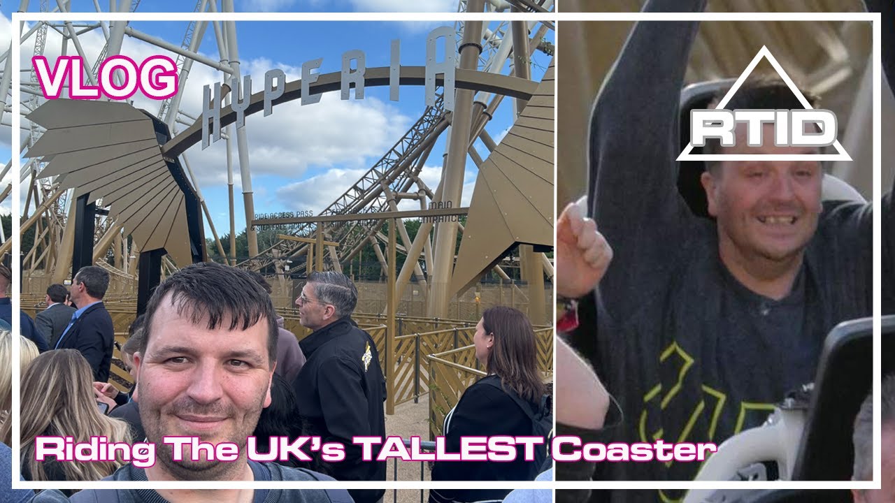Hyperia Launch Night: Thorpe Park New Roller Coaster - YouTube