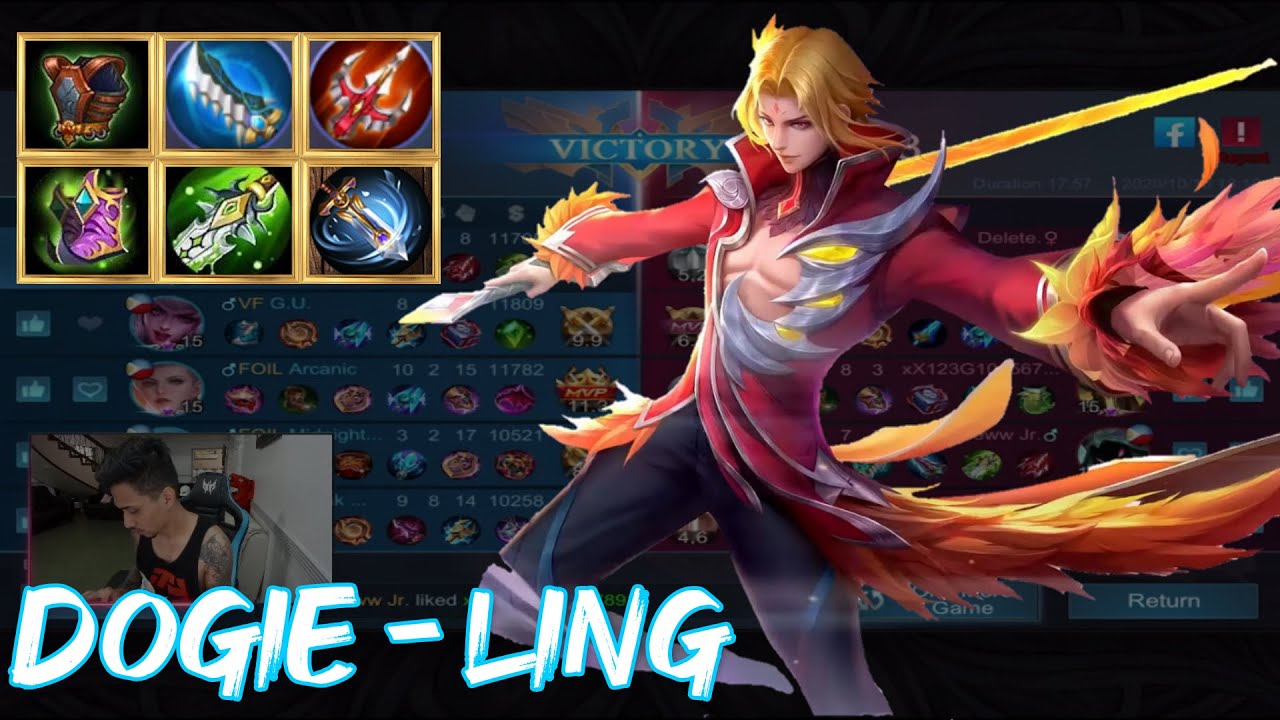 Dogie - Ling (Mythic Gameplay) | Mobile Legends - YouTube