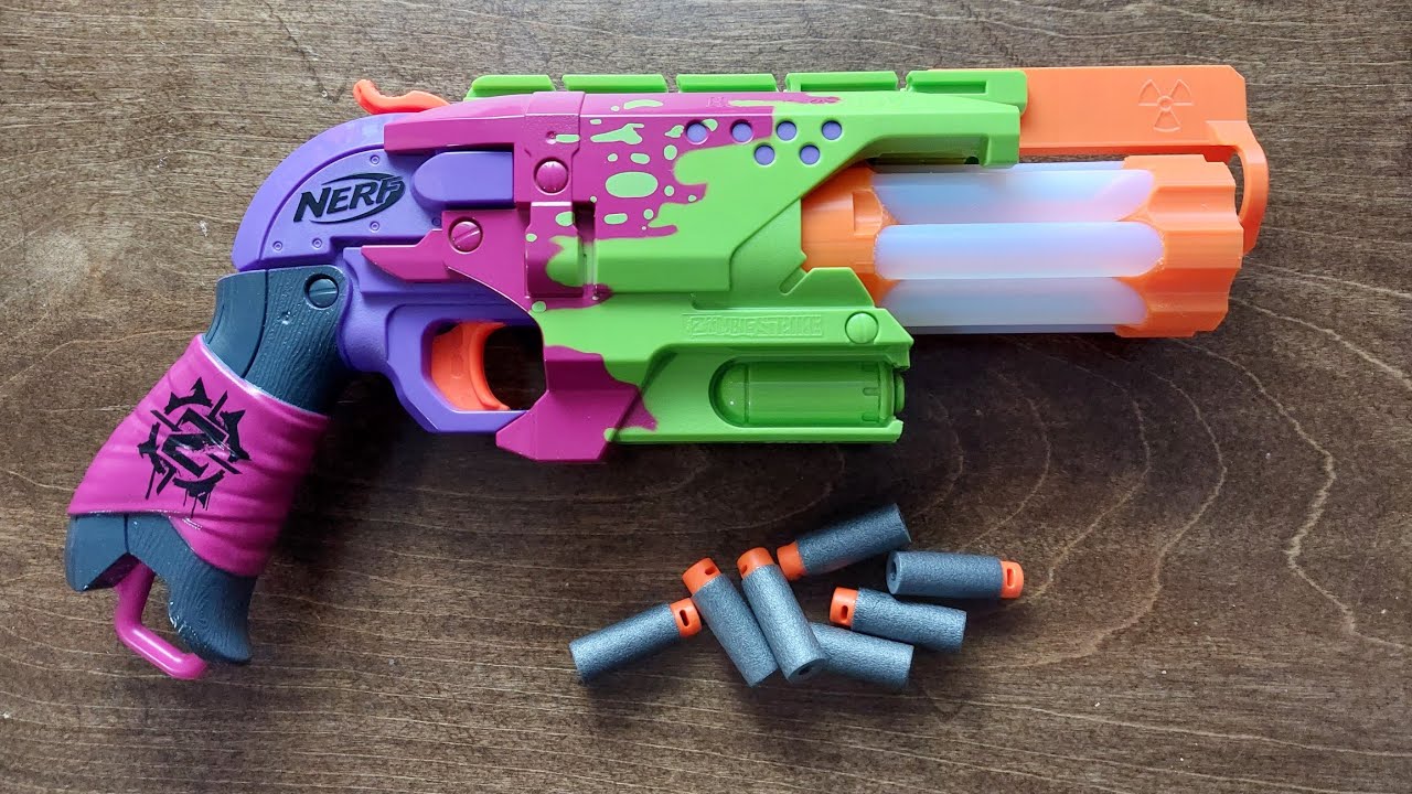 How to Build a HIGH POWER modded Nerf Hammershot! - YouTube