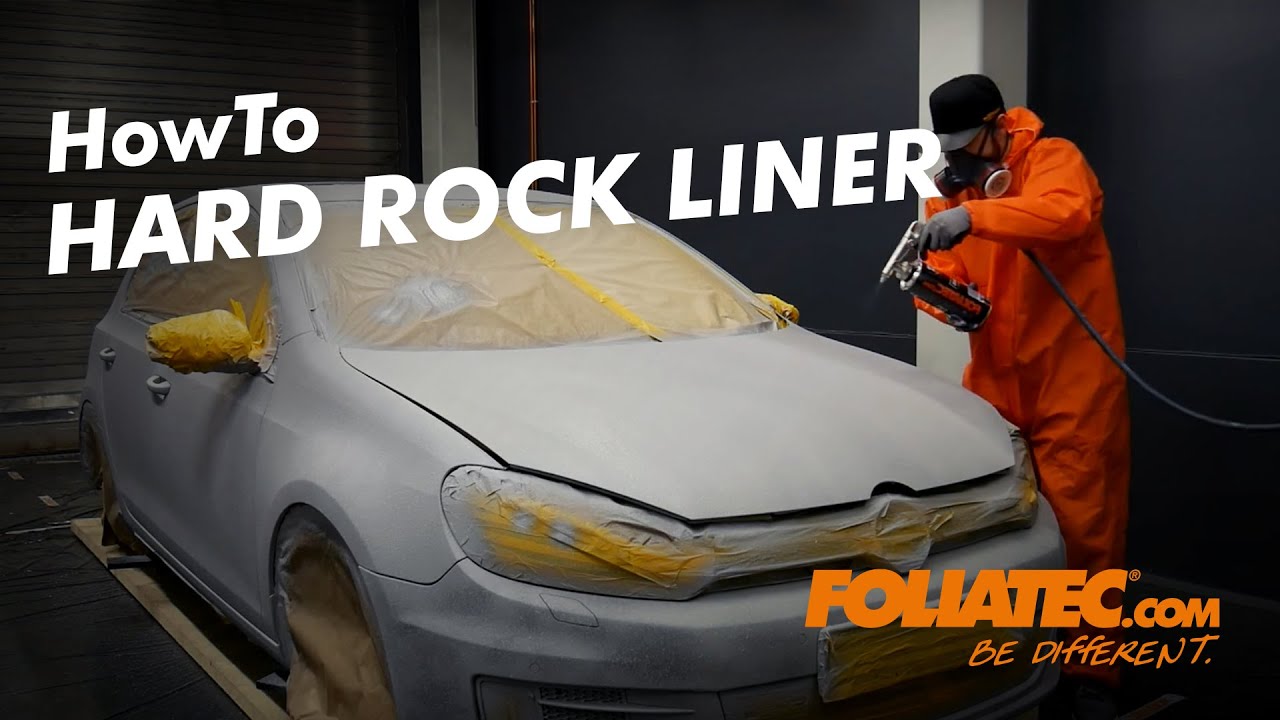 HowTo - Hard Rock Liner - FOLIATEC.com - YouTube