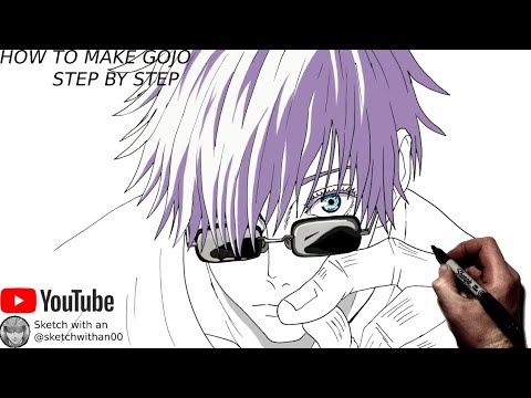 HOW TO MAKE GOJO STEP BY STEP TUTORIAL GUIDE 👍👍 - YouTube