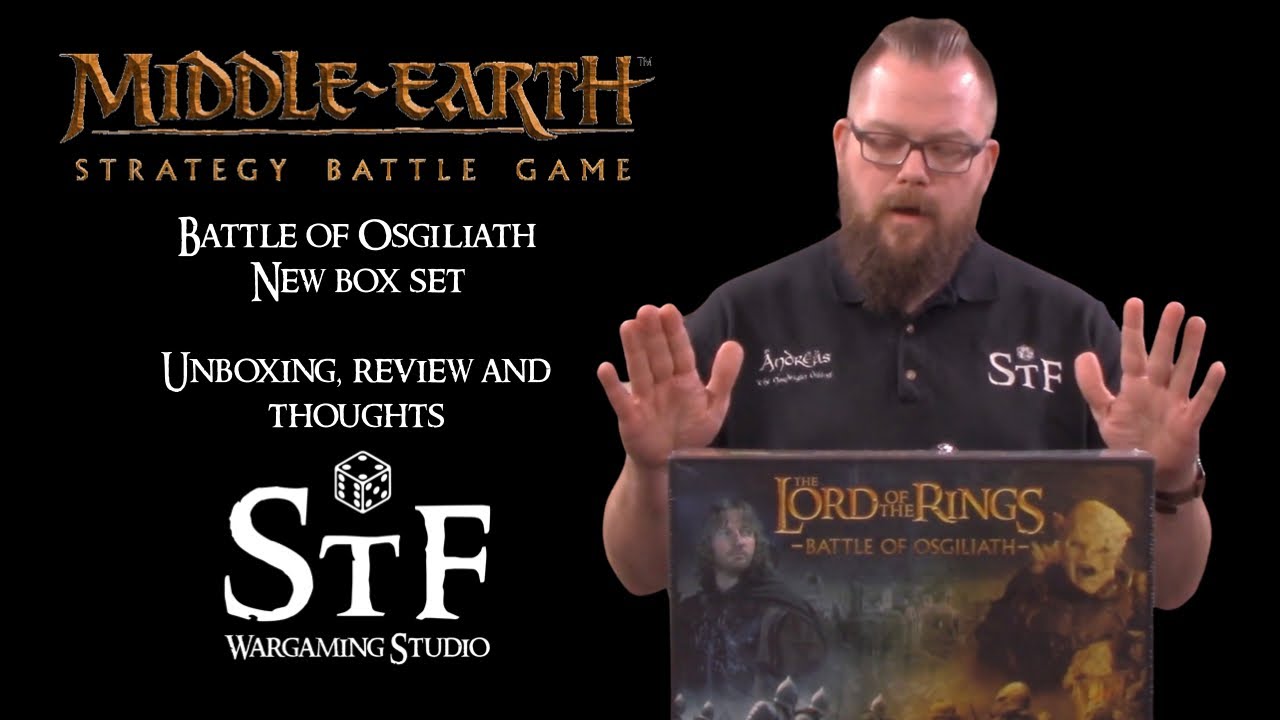 Unboxing and Review of Games Workshop MESBG - Battle of Osgiliath - YouTube