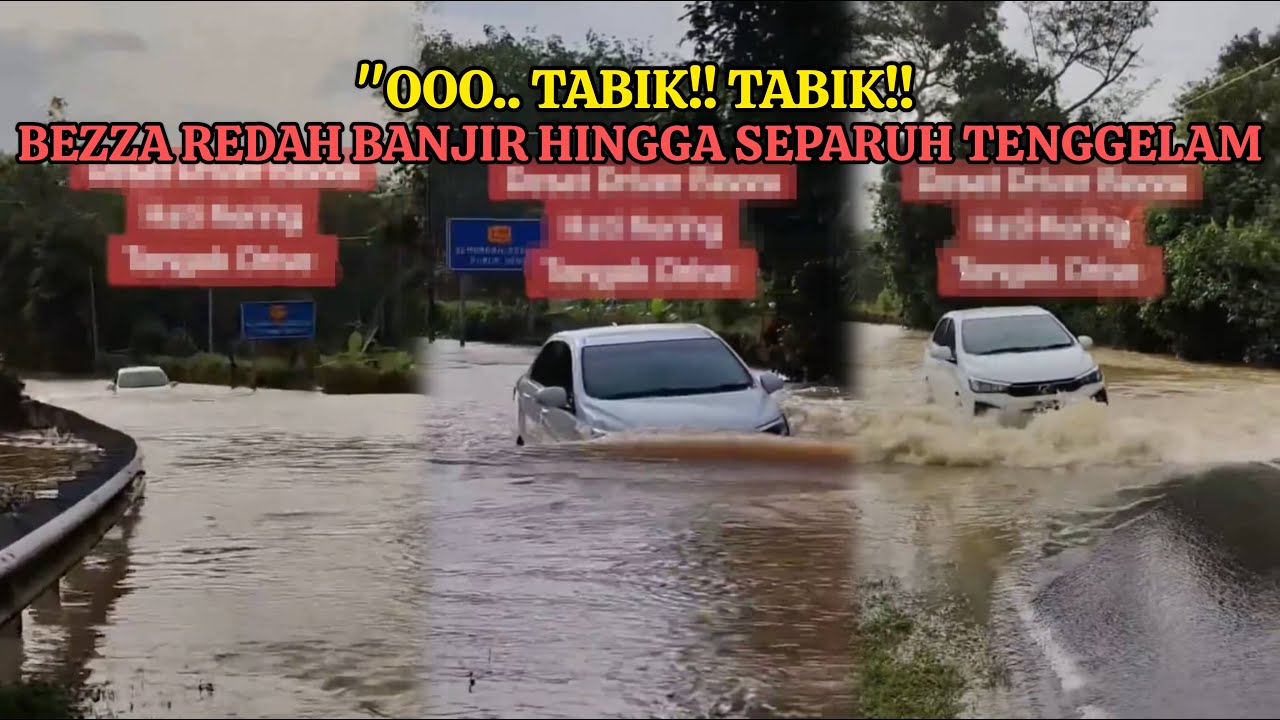AKSI BEZZA REDAH BANJIR HINGGA SEPARUH TENGGELAM RAIH PERHATIAN - YouTube