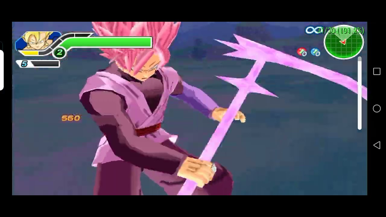 goku black rose scythe attack dbz ttt - YouTube