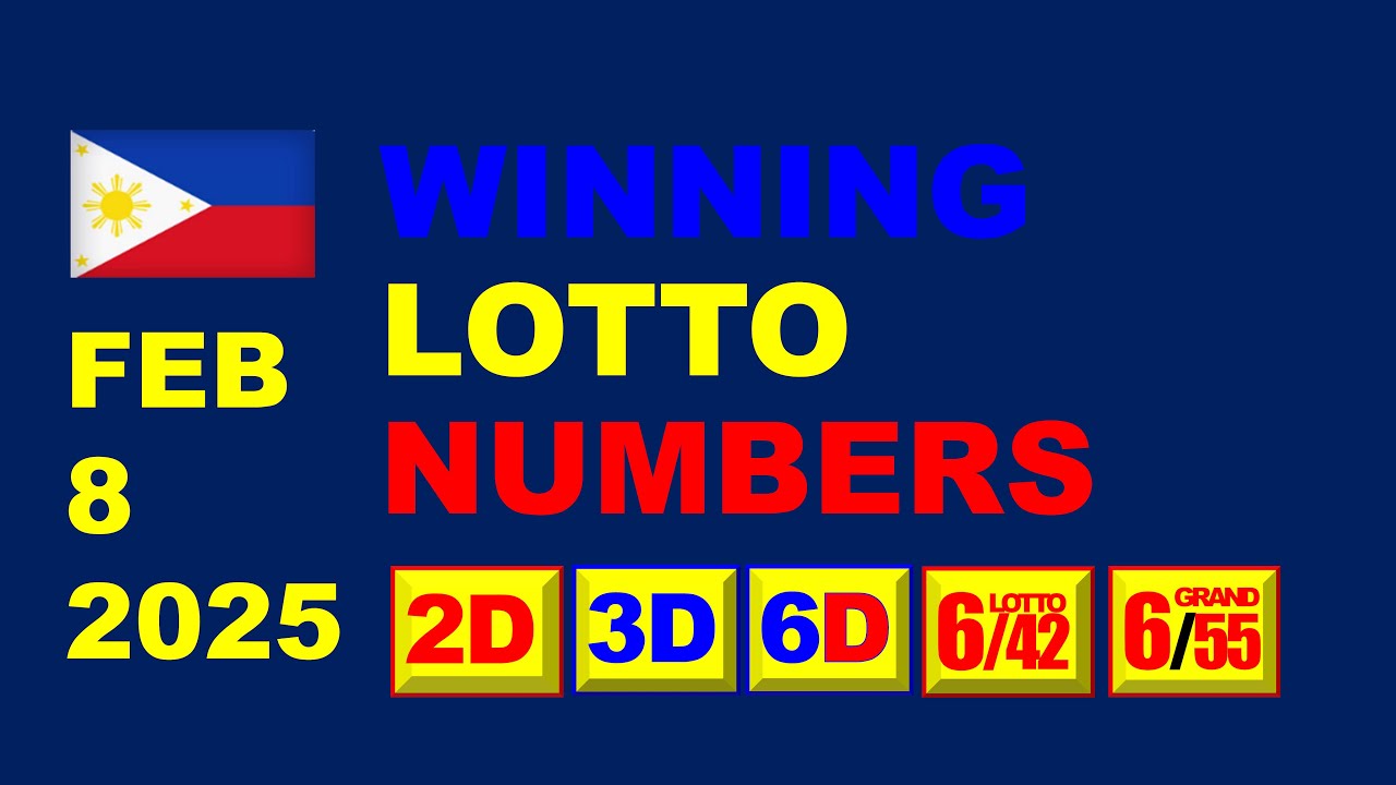 FEB. 8, 2025 PCSO WINNING LOTTO NUMBERS - YouTube