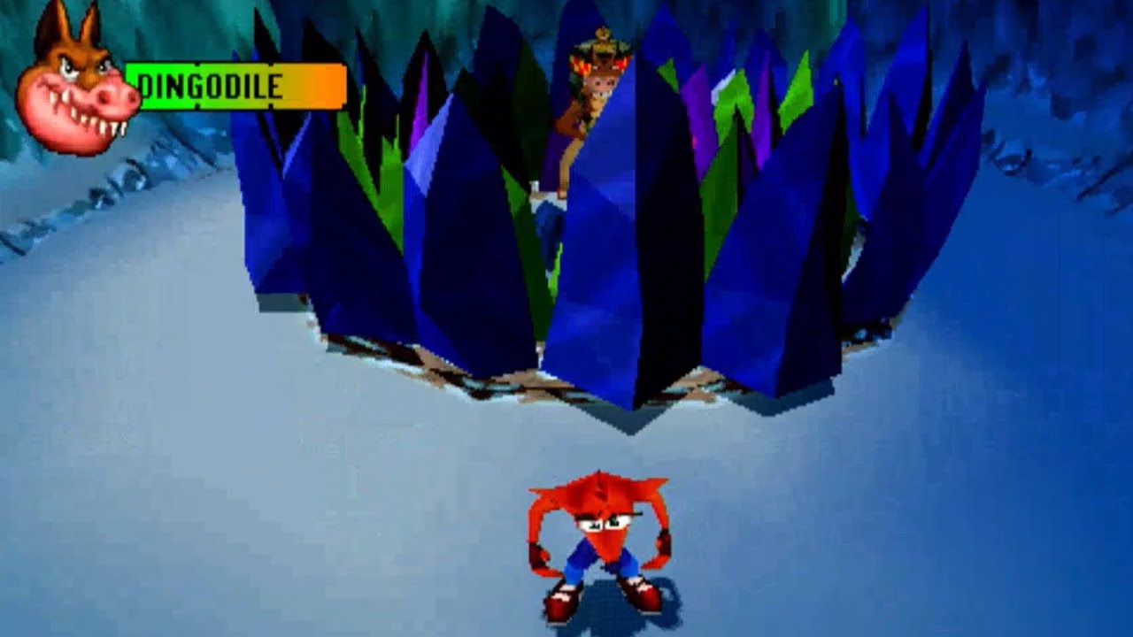 Crash Bandicoot 3: Warped Parte 4 Tomb Time, Midnight Run, Boss 2 Dingodile - YouTube