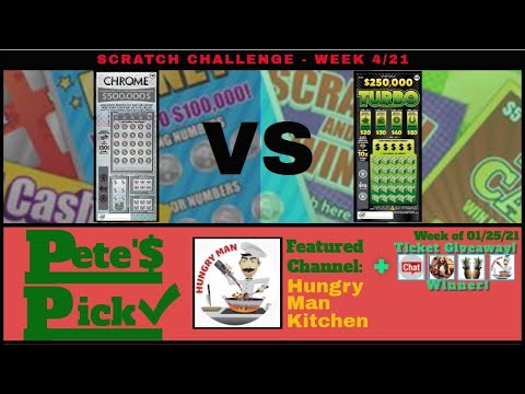 Scratchin' Pete | Scratch Challenge: Chrome VS Turbo | Ticket Giveaway! | Week 4 2021 - YouTube