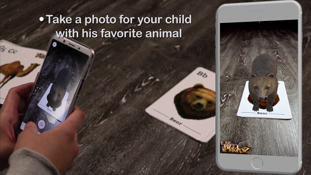 4D Flashcards for toddlers - Augmented Reality Flashcards for Education ...