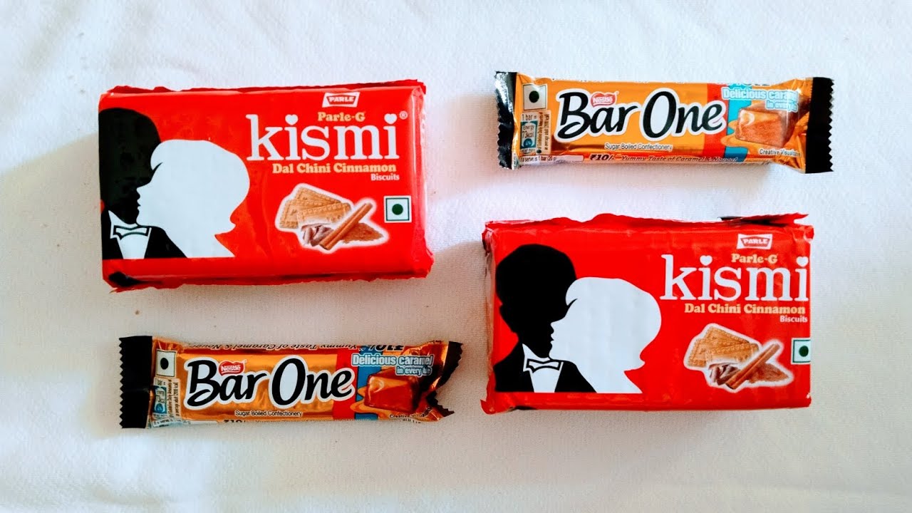 Nestle Bar One Chocolate Vs Parle -G Kismi Biscuits | Yummy Yummy Dal ...