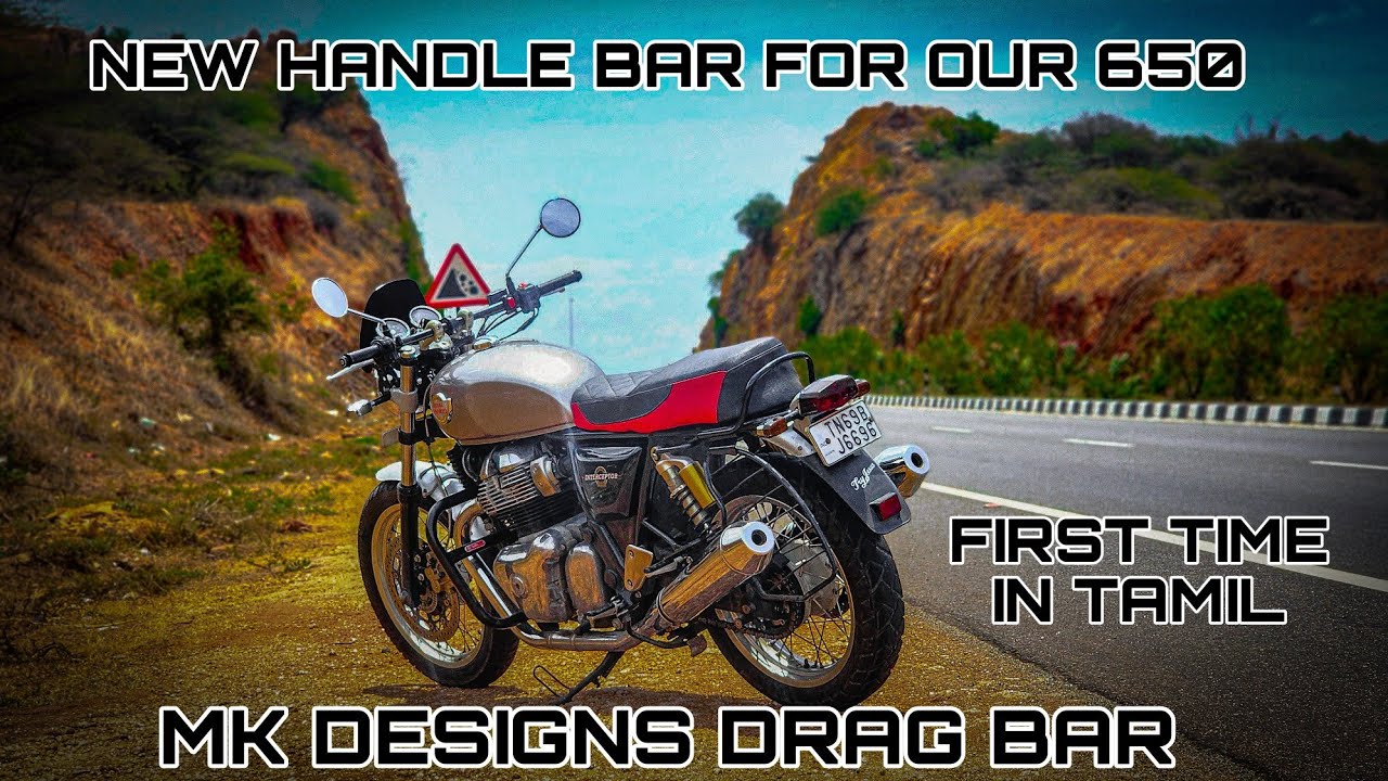 Interceptor 650 Drag Handlebar by MK Designs// Is it a GAMECHANGER ...