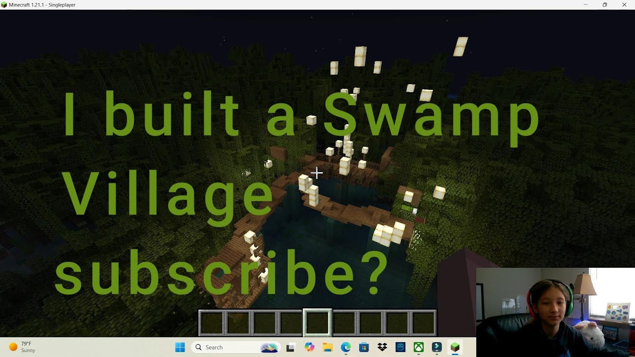 I Built A Swamp Village - YouTube