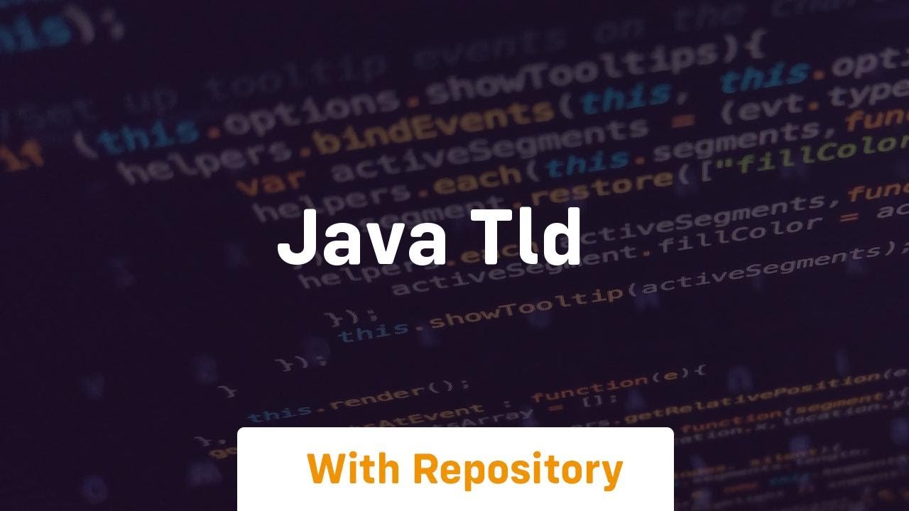 java tld - YouTube