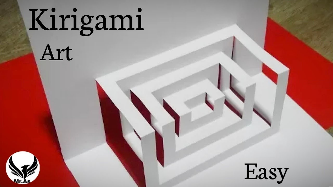 How to make Kirigami square rings | Mr.AS | | AATHI | | KIRIGAMI ...