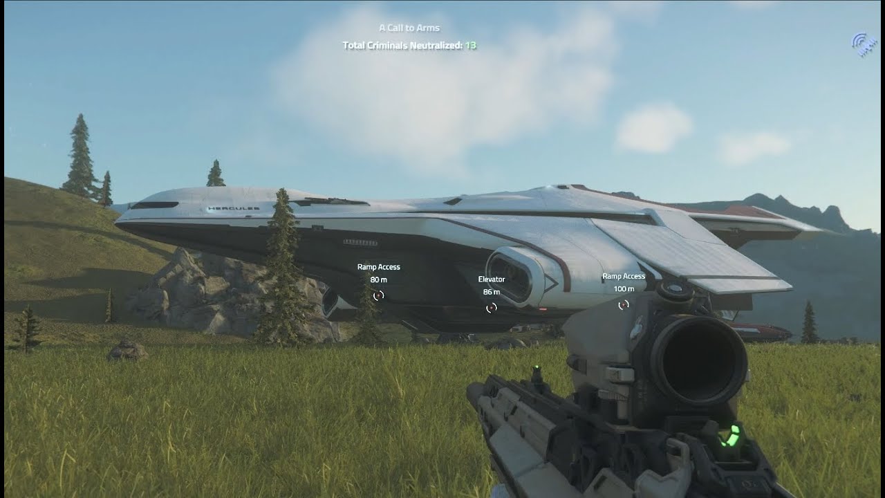 Star Citizen 2024 05 03 Taking the C2 Hercules Starlifter to Dunboro ...