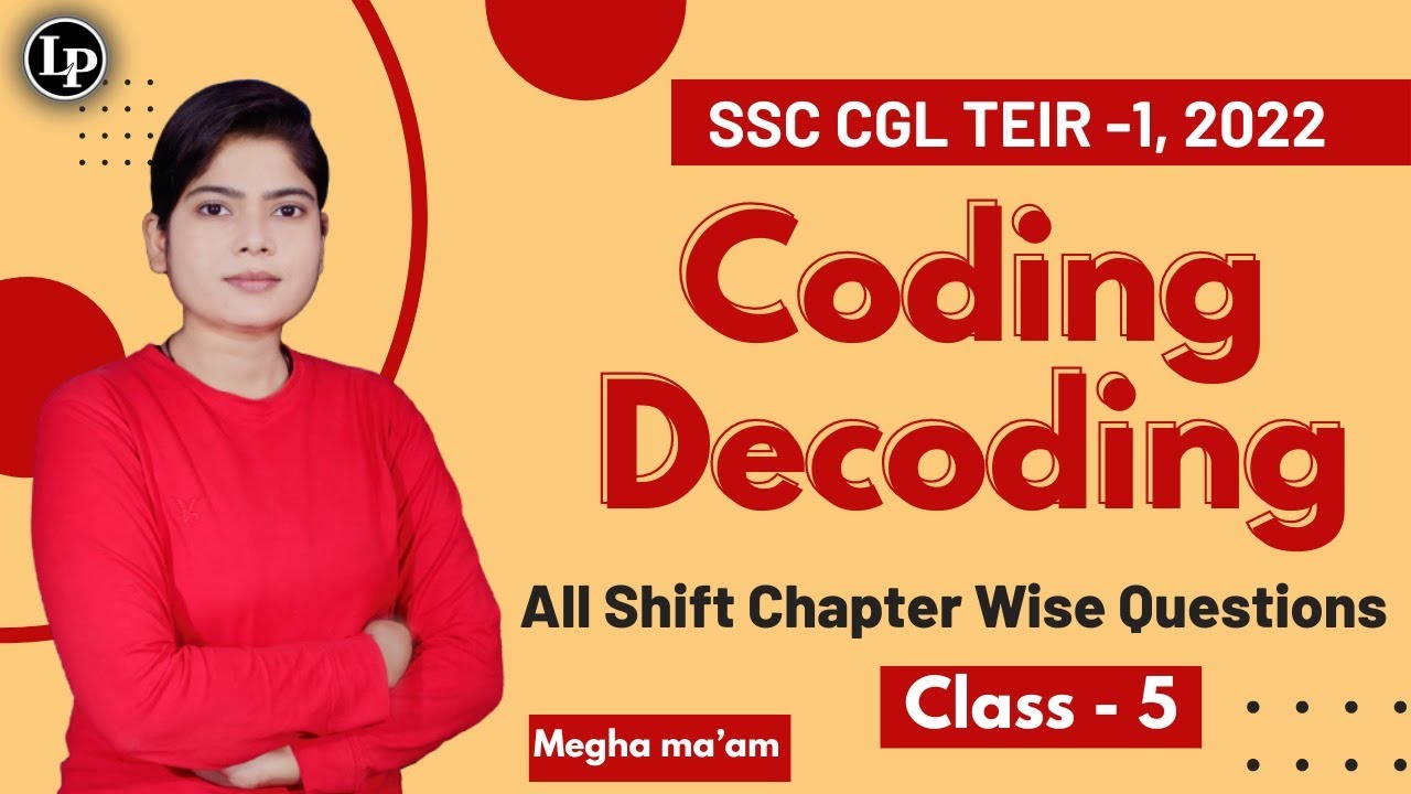 🎯Class 05 | Coding Decoding Tier 01 | Reasoning Class | Coding Decoding ...