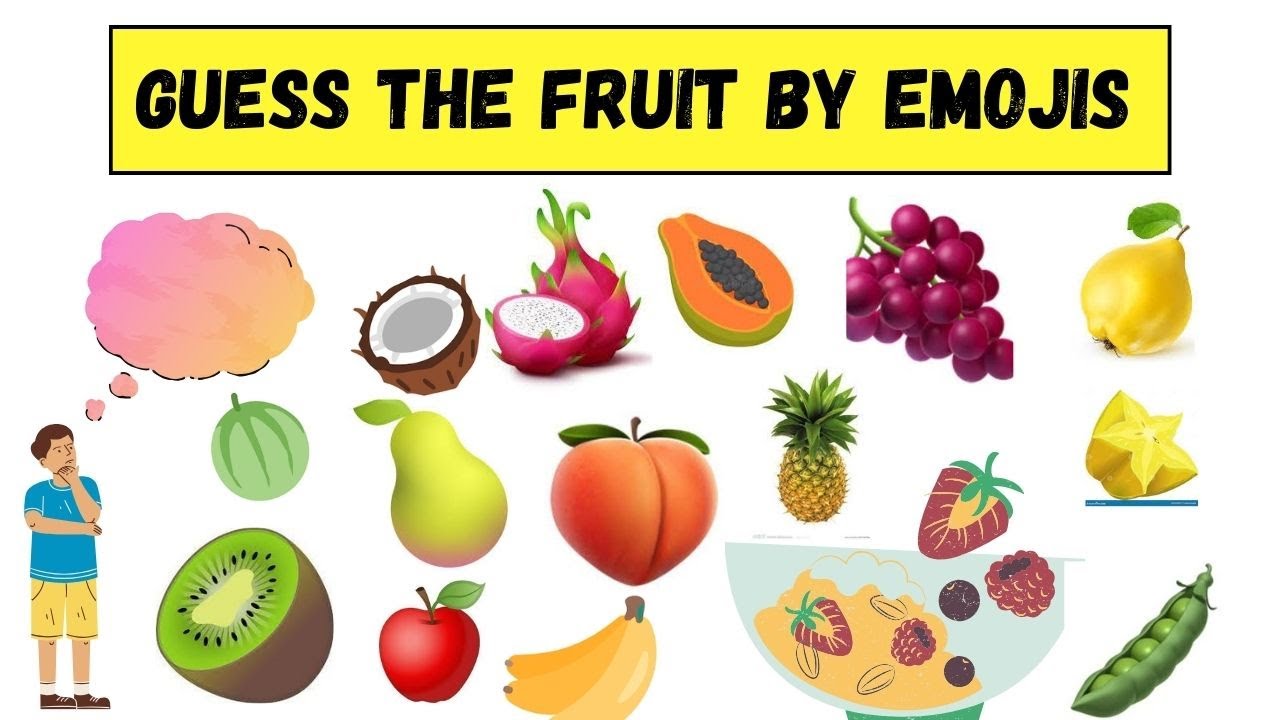 Can you guess The FRUIT by emojis? 🍎🍌🍇#quiz #IQ Challenge @quiziq4u ...