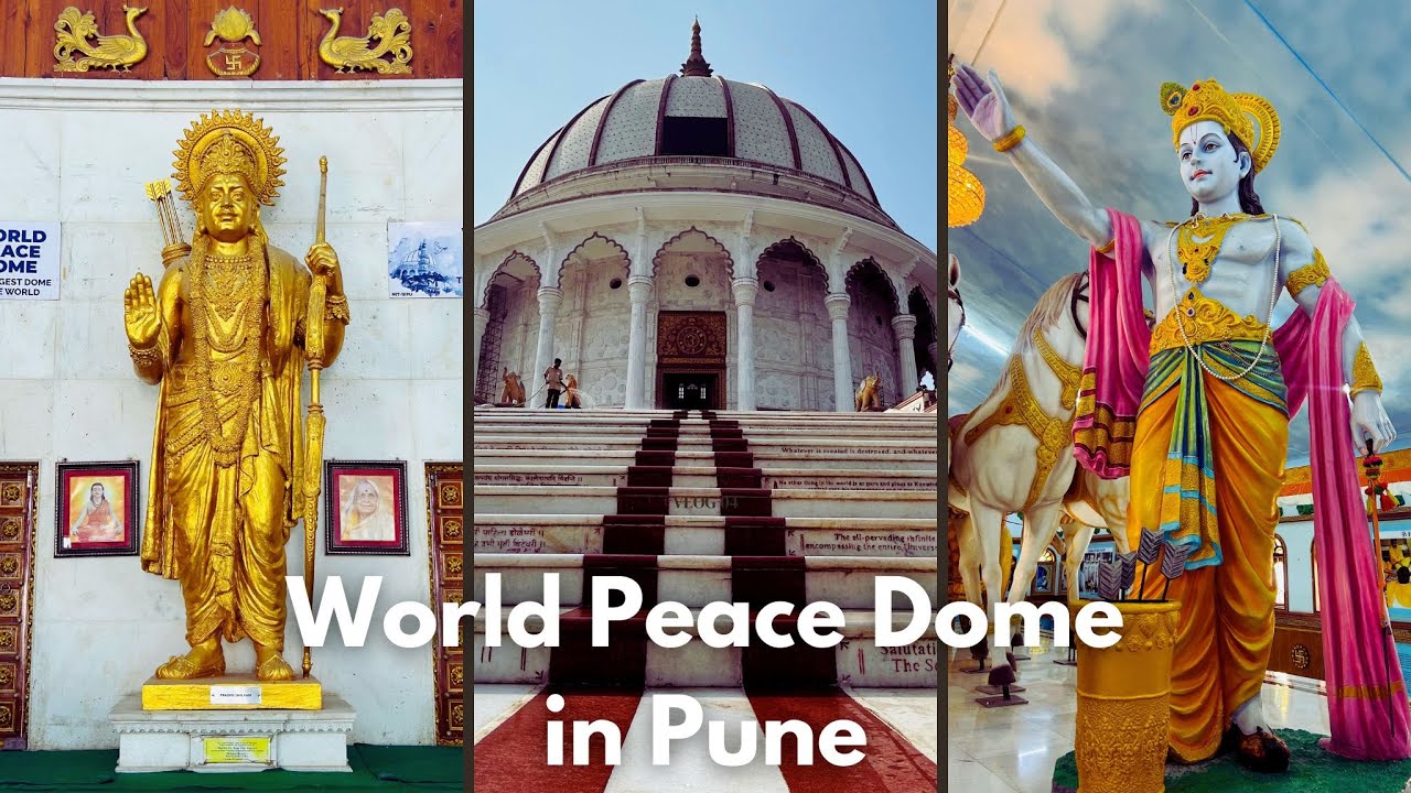 World Peace Dome and Bhagwatgeeta Temple in Pune | MIT Campus, Loni ...