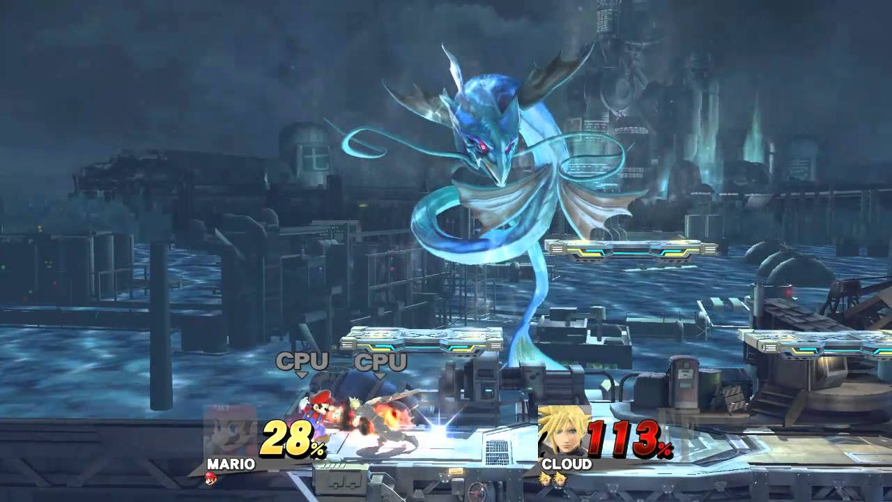 Cloud vs. Mario: The Dream Fight (SSB for Wii U) - YouTube