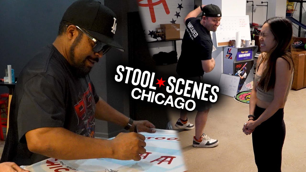 ICE CUBE Meets the Barstool Chicago Employees - YouTube