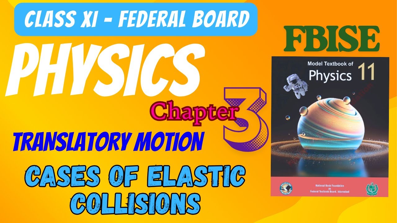 Physics Class 11 | Chapter 3: Translatory Motion | Cases of Elastic ...