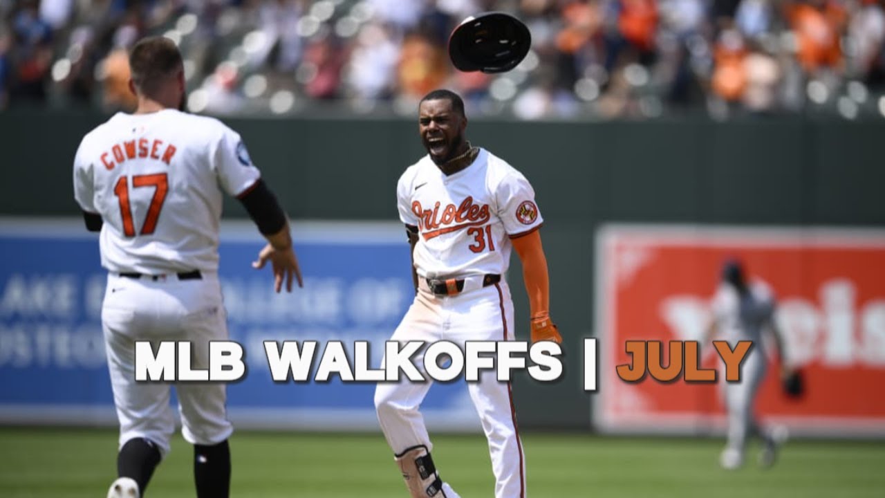 MLB WALKOFFS | JULY - YouTube
