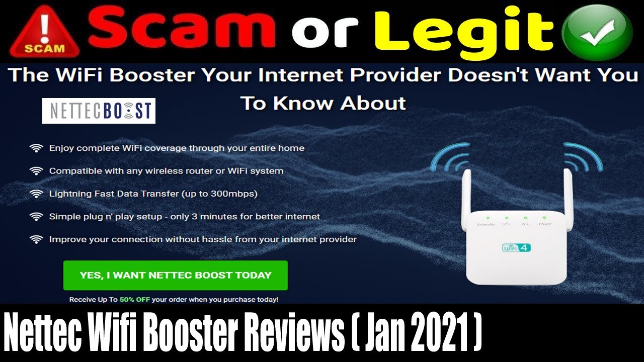 Nettec Wifi Booster Reviews (Jan 2021)- Is It A Trust Worthy Product ...
